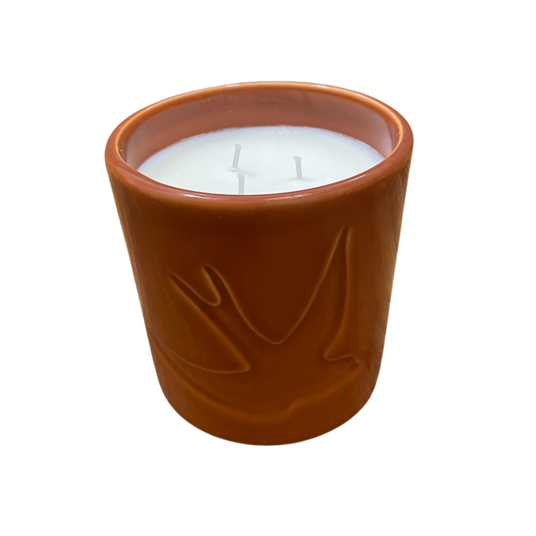 Terracotta Scented Candle MONOCHROMIC made in France