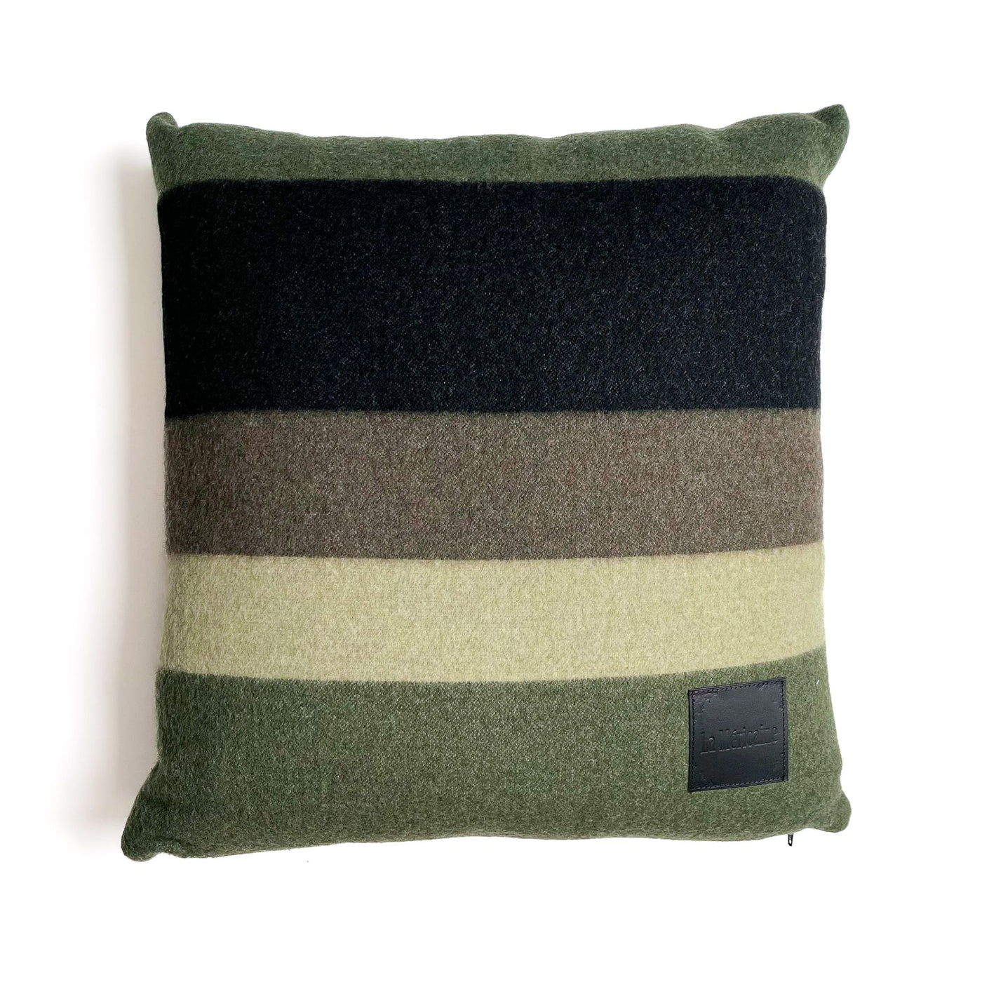 Navajo square cushion in wool LA MERICAINE made in France