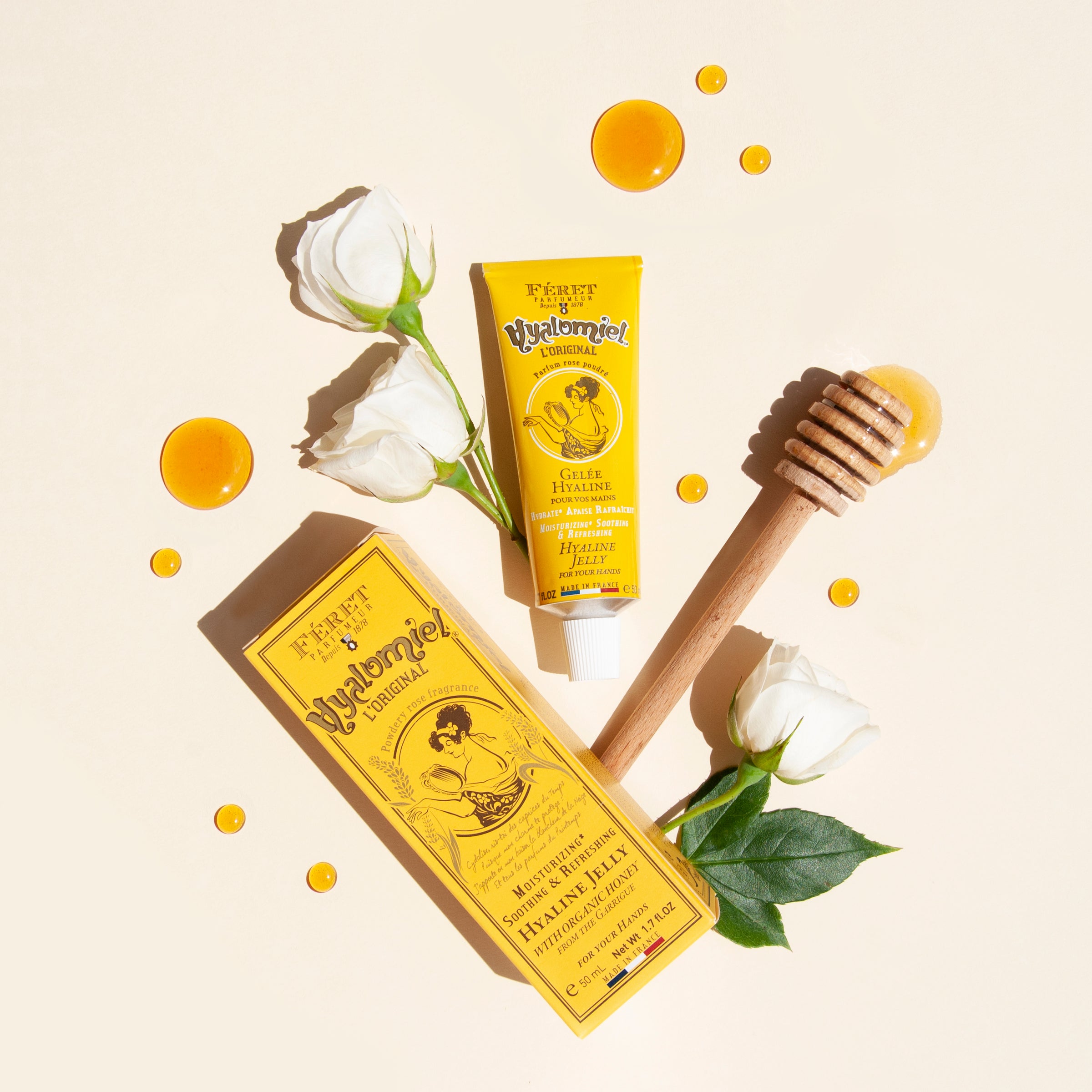 Hyalomiel Jelly rose powder fragrance FERET PARFUMEUR